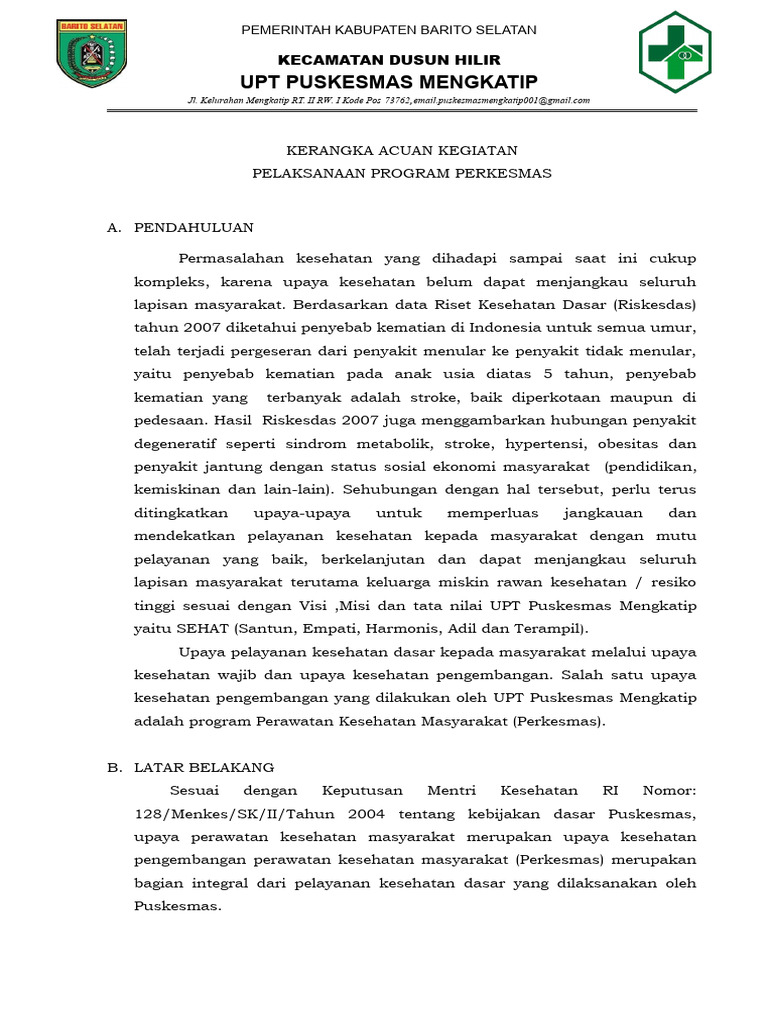 Kak Perkesmas | PDF | Pengembangan Diri