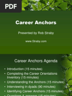 Overview of Schein's Career Anchors | PDF | Autonomy | Leadership