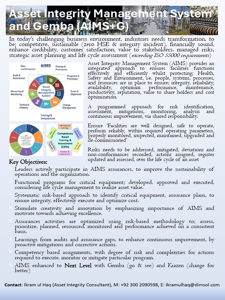 AIMS Gemba | PDF | Risk | Life Cycle Assessment