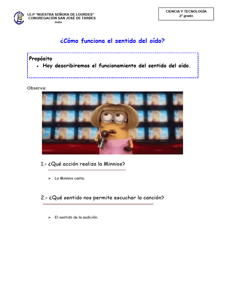 Funcionamiento del sentido del oído | PDF | Neurociencia