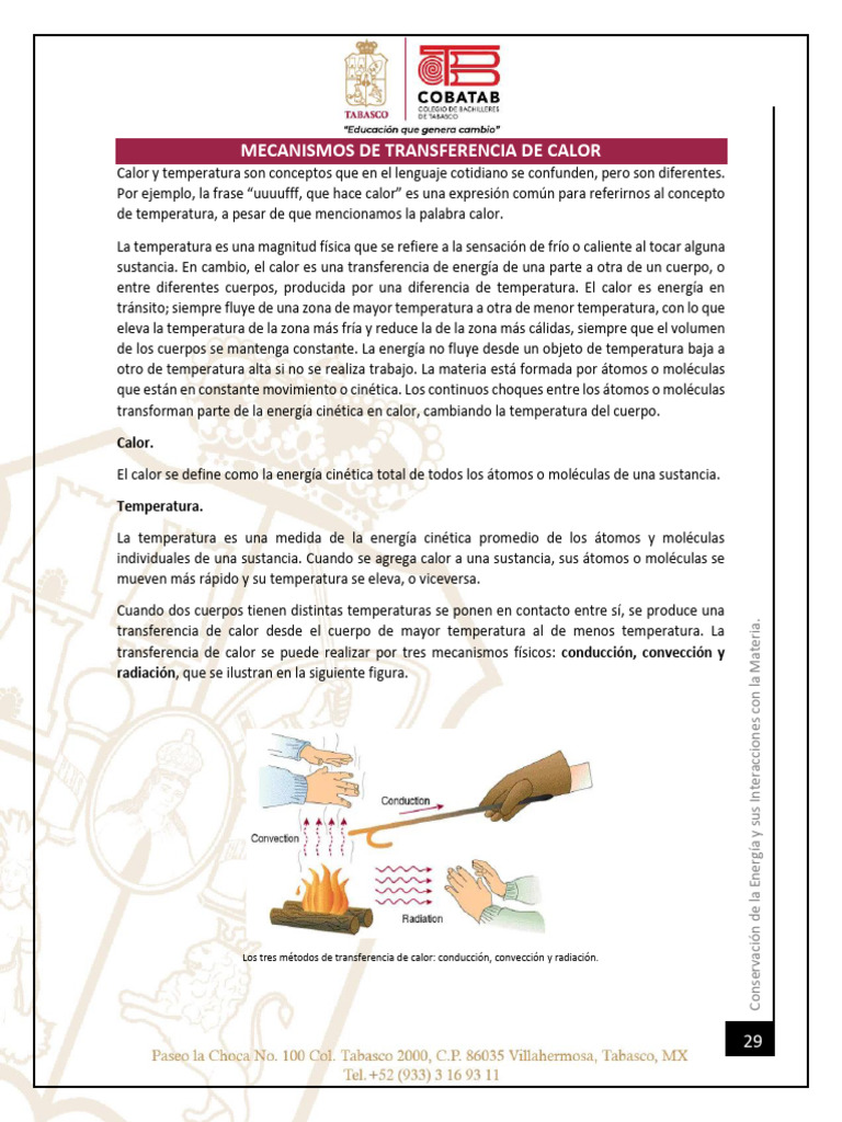 Mecanismos de Transferencia de Calor | PDF | Calor | Convección