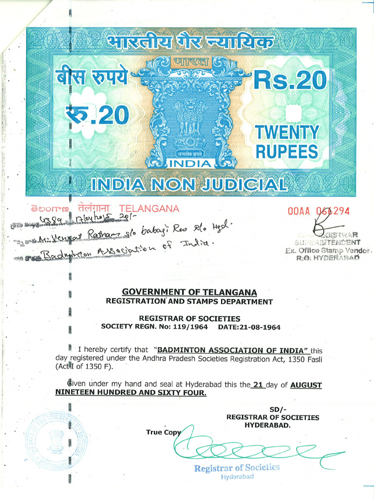 07-09-15 BAI Registration Certificate Certified | PDF