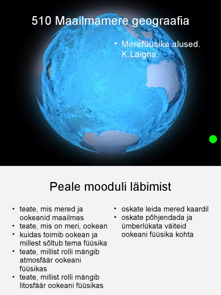 Maailmamere geograafia