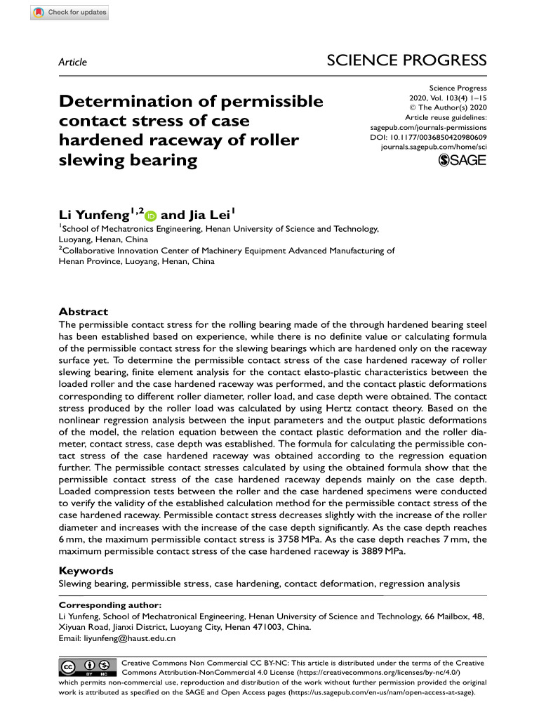 Docu Spanning in Rollagers | PDF | Plasticity (Physics) | Deformation ...