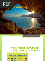 Modifiable and Non Modifiable Health Determinants | PDF