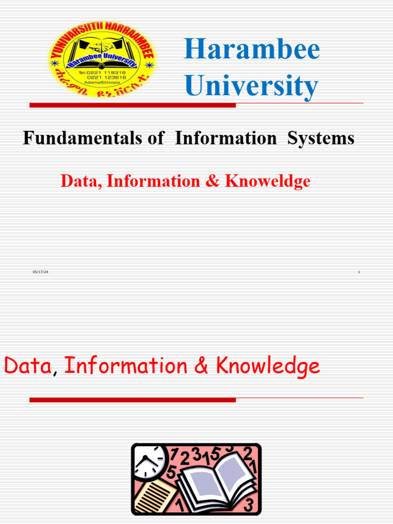 1-1 Data, Information and Knowledge | PDF | Information | Byte
