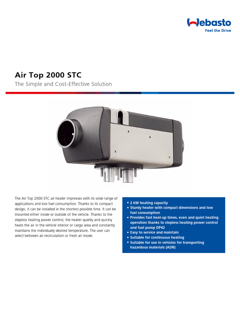 AirTop-2000-STC Datasheet EN | PDF | Diesel Engine | Fuel Economy In ...