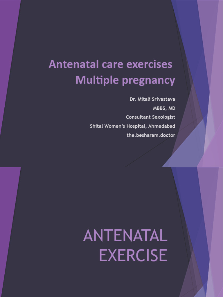 5 Antenatal Exercises and Multiple Births | Download Free PDF | Twin | Pregnancy