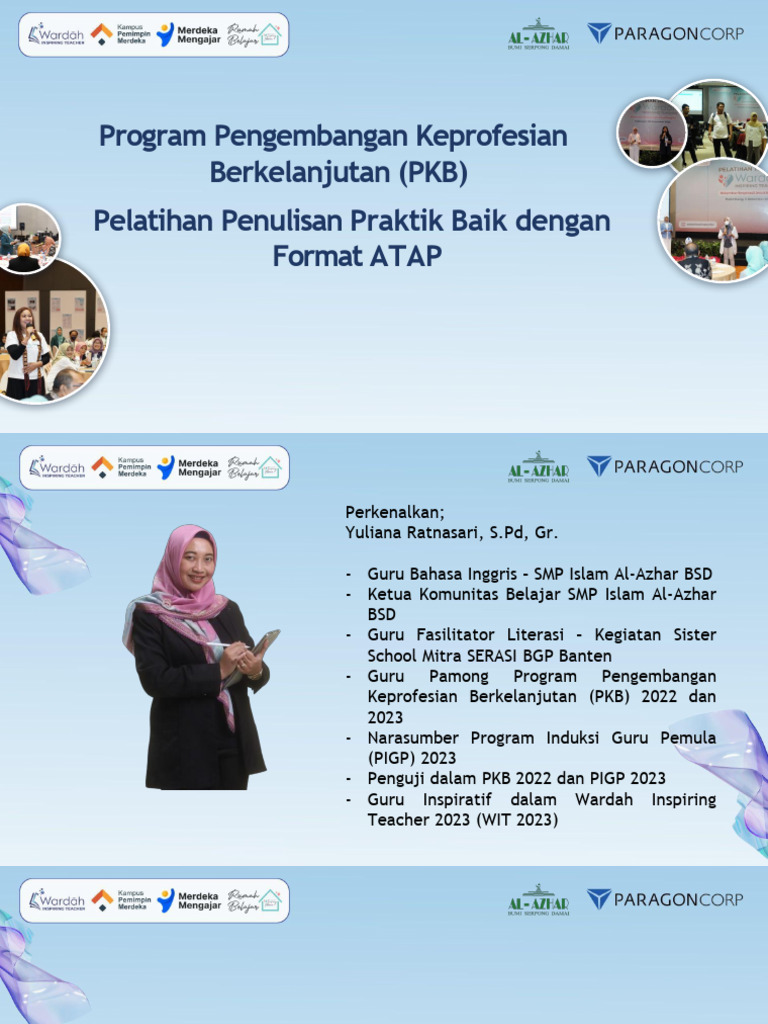 Panduan Menulis Praktik Baik ATAP | PDF | Pengembangan Diri