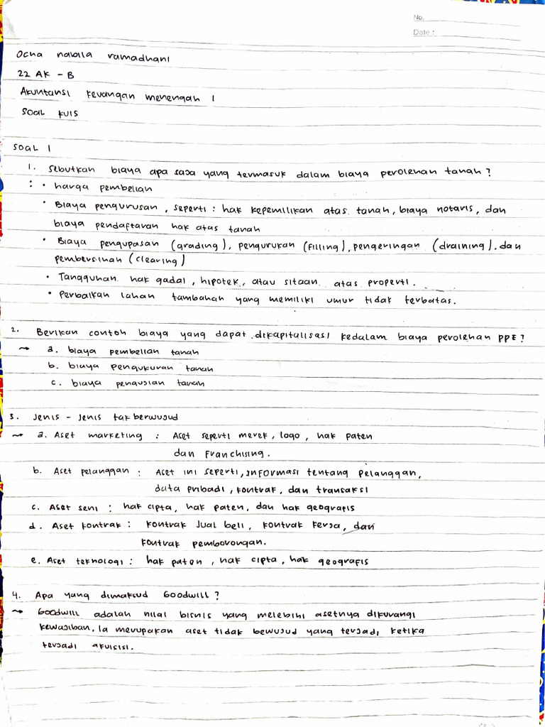 Akm 2 - Ocha Nabila Ramadhani - 224020042 | PDF