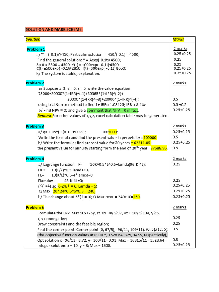 Hint For Practice Test - 0 | PDF | Algorithms | Numerical Analysis
