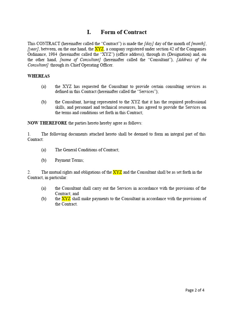 Draft Contract | PDF | Legal Documents | Civil Law (Legal System)