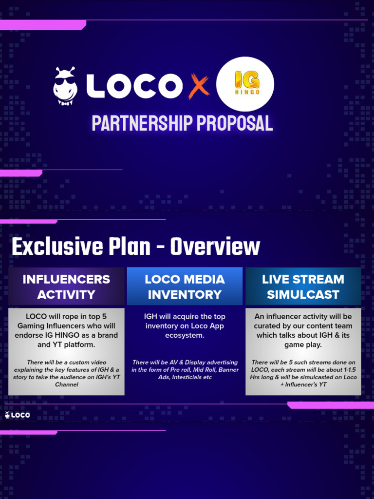 Igame Hingo (Partnership Plan) | PDF | Internet | World Wide Web