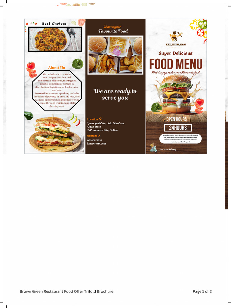 Kan Food TRF | PDF