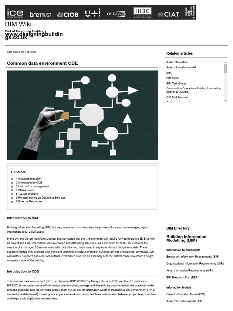 Common data environment CDE - Designing Buildings | PDF | Building Information Modeling | Computing