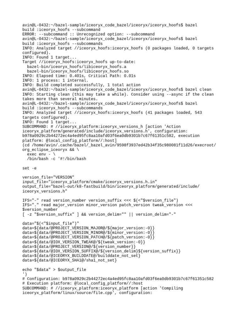 Iceoryx Bazel Log | PDF | Microsoft Windows | Java (Programming Language)