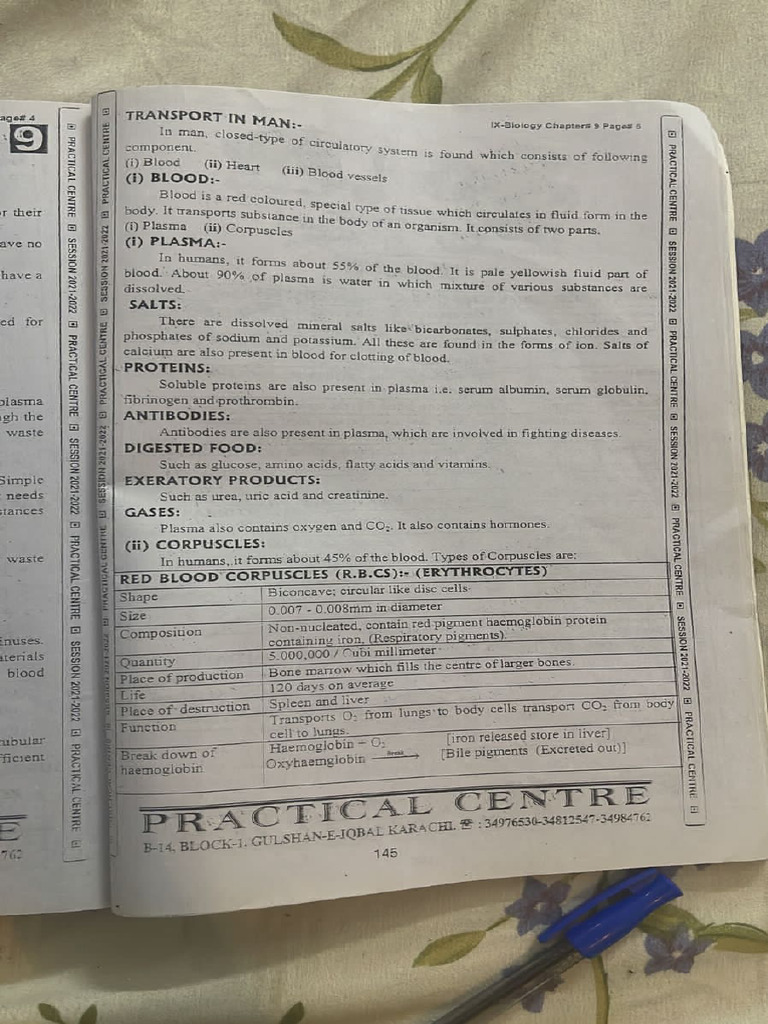 Biology Practical Centre Notes | PDF