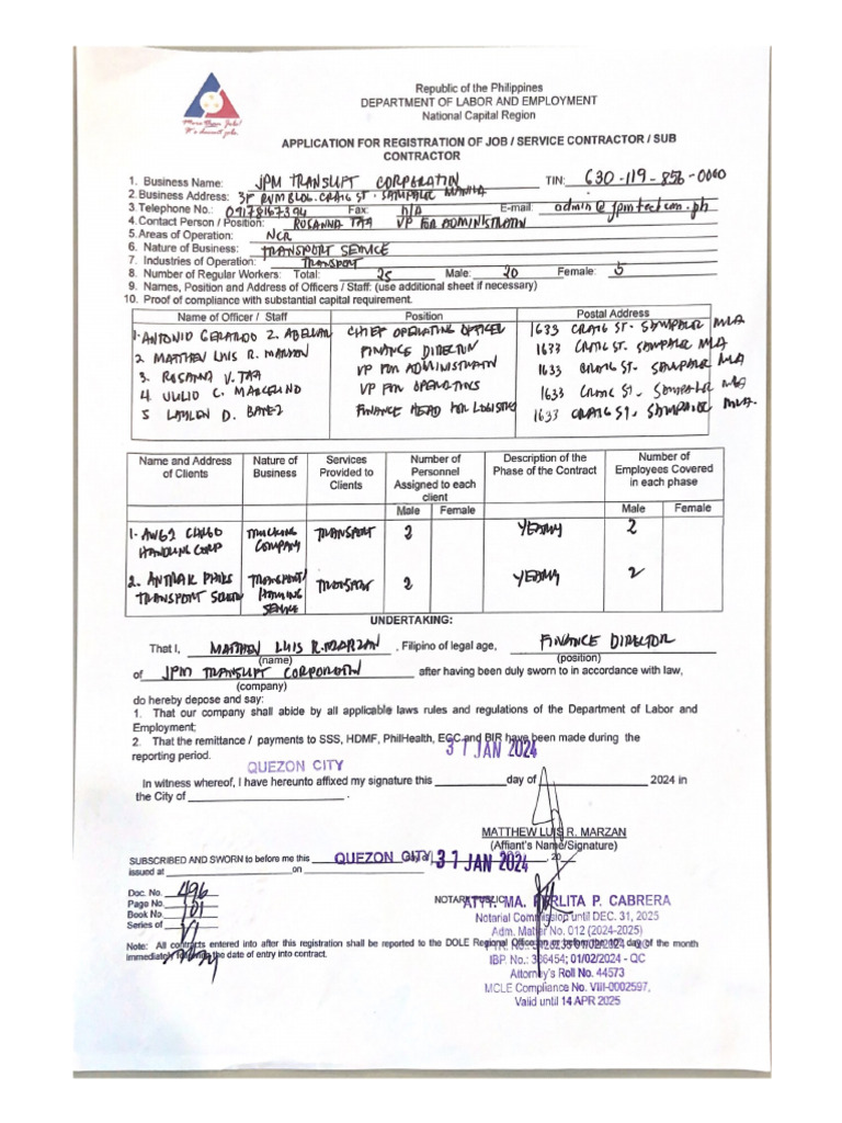 Dole Application | PDF