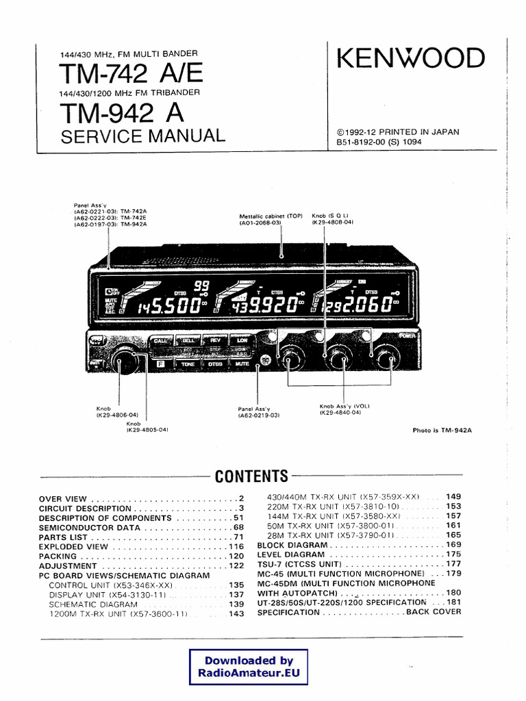 TM-742 942 SM | PDF