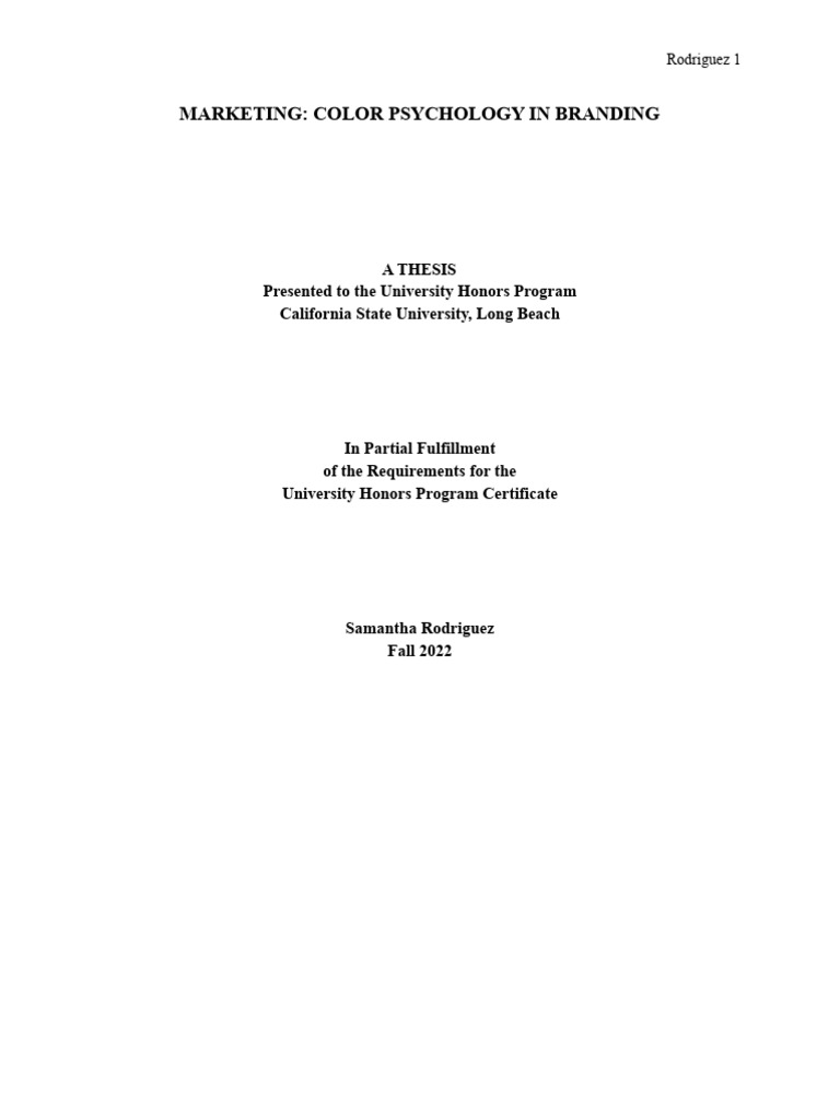 Color Psychology in Branding | PDF | Brand | Consumer Behaviour