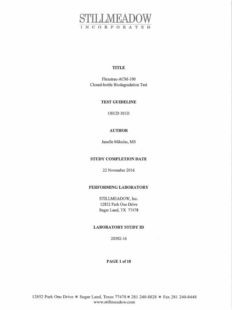 EPA HQ OPPT 2020 0302 0002 - Attachment - 2 | PDF | Physical Sciences ...