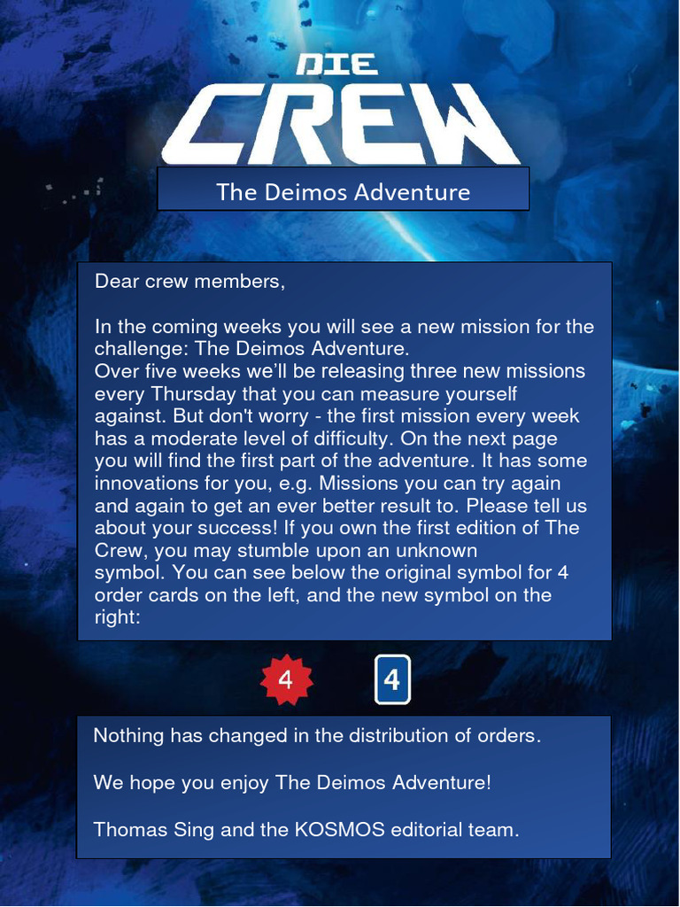 The Crew - The Quest - The Deimos Adventure (2020) | PDF