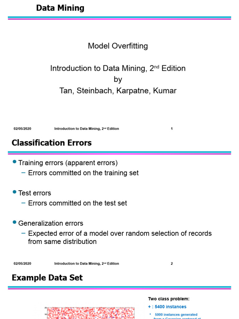 Chap3 Sec2 Overfitting | PDF | Cross Validation (Statistics) | Algorithms