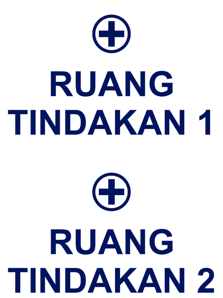 Sign Ruangan | PDF