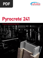 Pyrocrete 241 PDS | PDF | Sheet Metal | Density