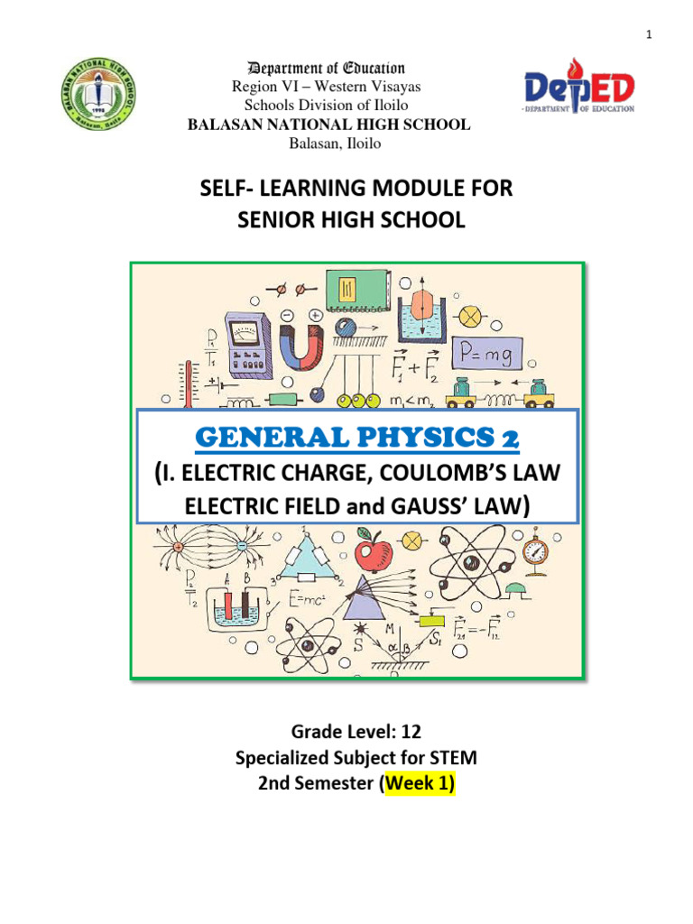 Module 1 in Physics 2 Final PDF Na Gid | PDF | Electric Charge | Ion