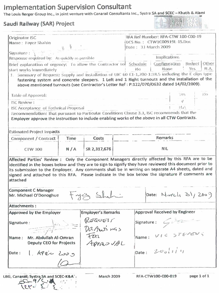 RFA-CTW100-019 (Approved) | PDF