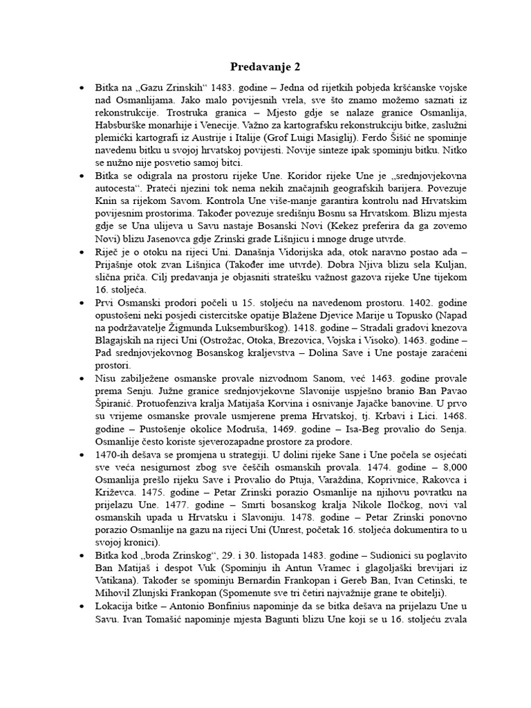 Osmanlije - Predavanje 2 | PDF