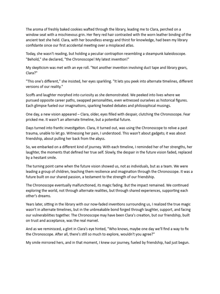 Close Friends Narrative | PDF