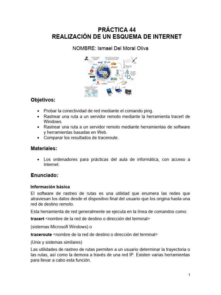 P44 Realizacion de Un Esquema de Internet | Descargar gratis PDF | Red de computadoras ...