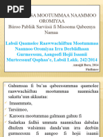 Xalayaa Deeggarsaa Ahimadanur Abba Amecca | PDF