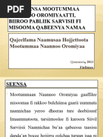 Walii Galttee Bittaa Fi Gurgurtaa Mana Jireenyaa | PDF