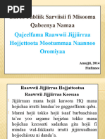 Muuxannoo Hojii | PDF