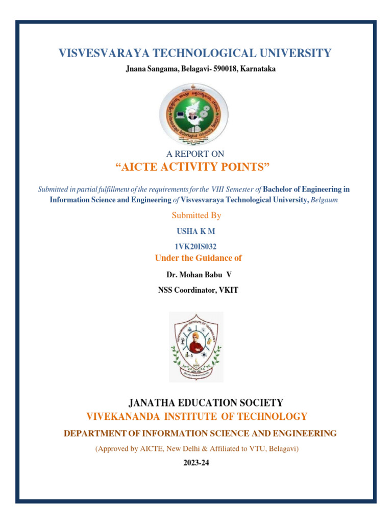 Rohith Final Report Aicte | PDF | Recycling | Waste Management