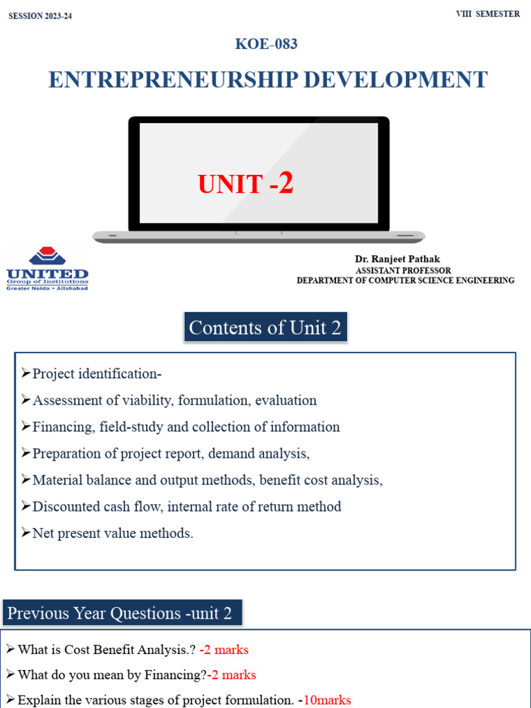ED Unit 2 - Complete | PDF | Equity (Finance) | Financial Capital