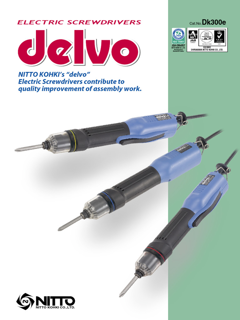 Delvo Electrical Screw Driver | PDF | Screw | Lever