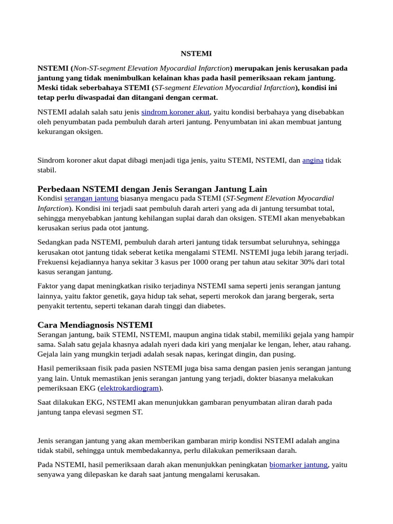 nstemi | PDF