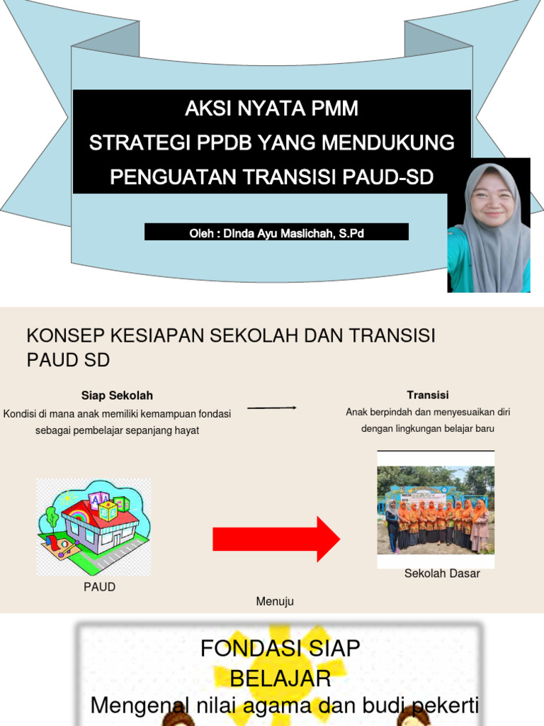 Strategi PPDB Yang Mendukung Penguatan Transisi Paud-Sd Dinda | PDF