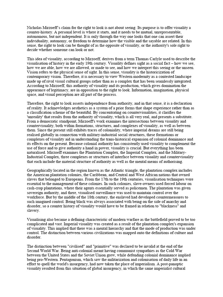 Share Nicholas Mirzoeff | PDF | Slavery | Colonialism