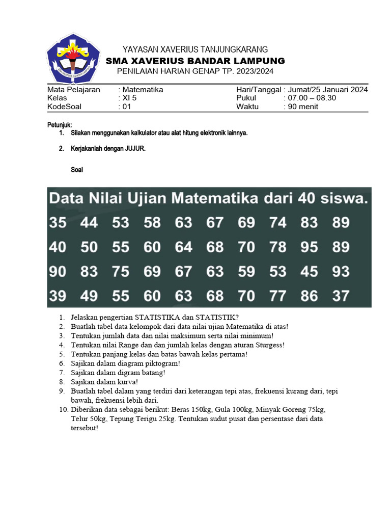PH Xi.567 Statistika 1 | PDF | Metode & Bahan Ajar | Komputer