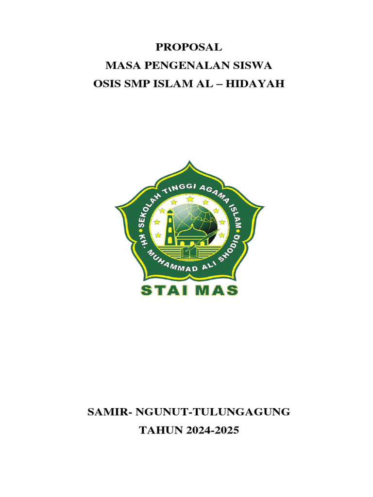 Proposal MPLS SMP Islam Al-Hidayah | PDF
