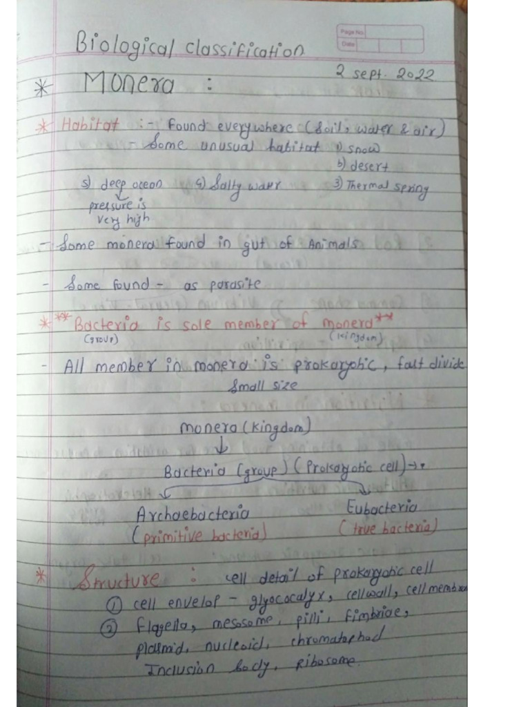 Biological Classification Pdf