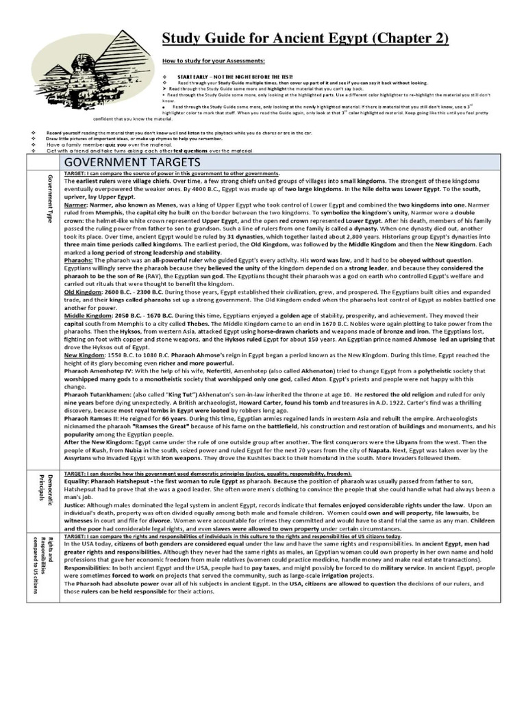 Ancient Egypt Pdf