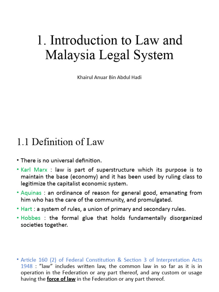 Overview of Malaysia's Legal System | PDF | Positivism | Justice