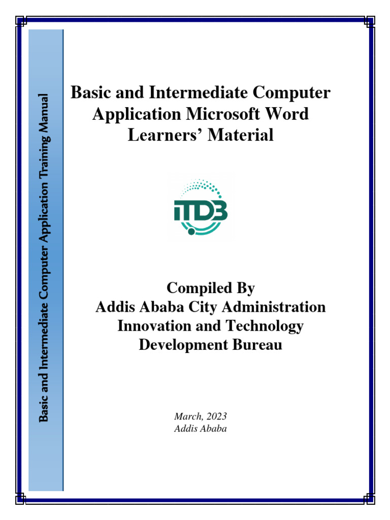 1. Microsoft Word [Day1, Mon] | PDF | Microsoft Word | Microsoft Excel