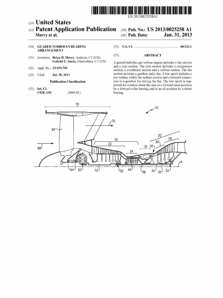 PW1000G Patent | PDF | Gas Turbine | Mechanical Engineering